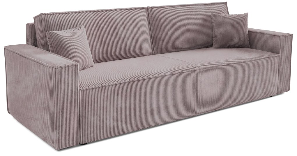 Eka Pohovka BASIC, 240 cm Barva látky: POSO 55 (Světlá šedá)