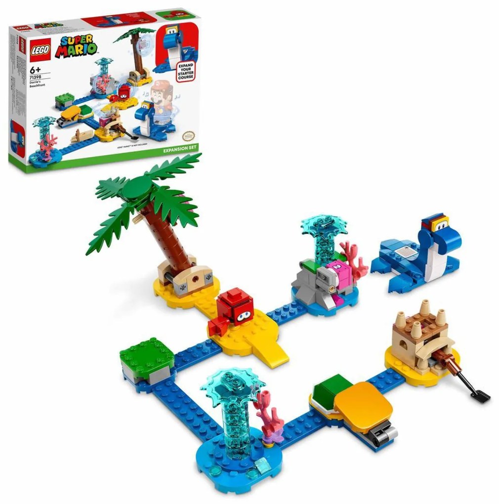 Lego stavebnice lego super mario 71398 na pláži u dorrie – rozšiřující set