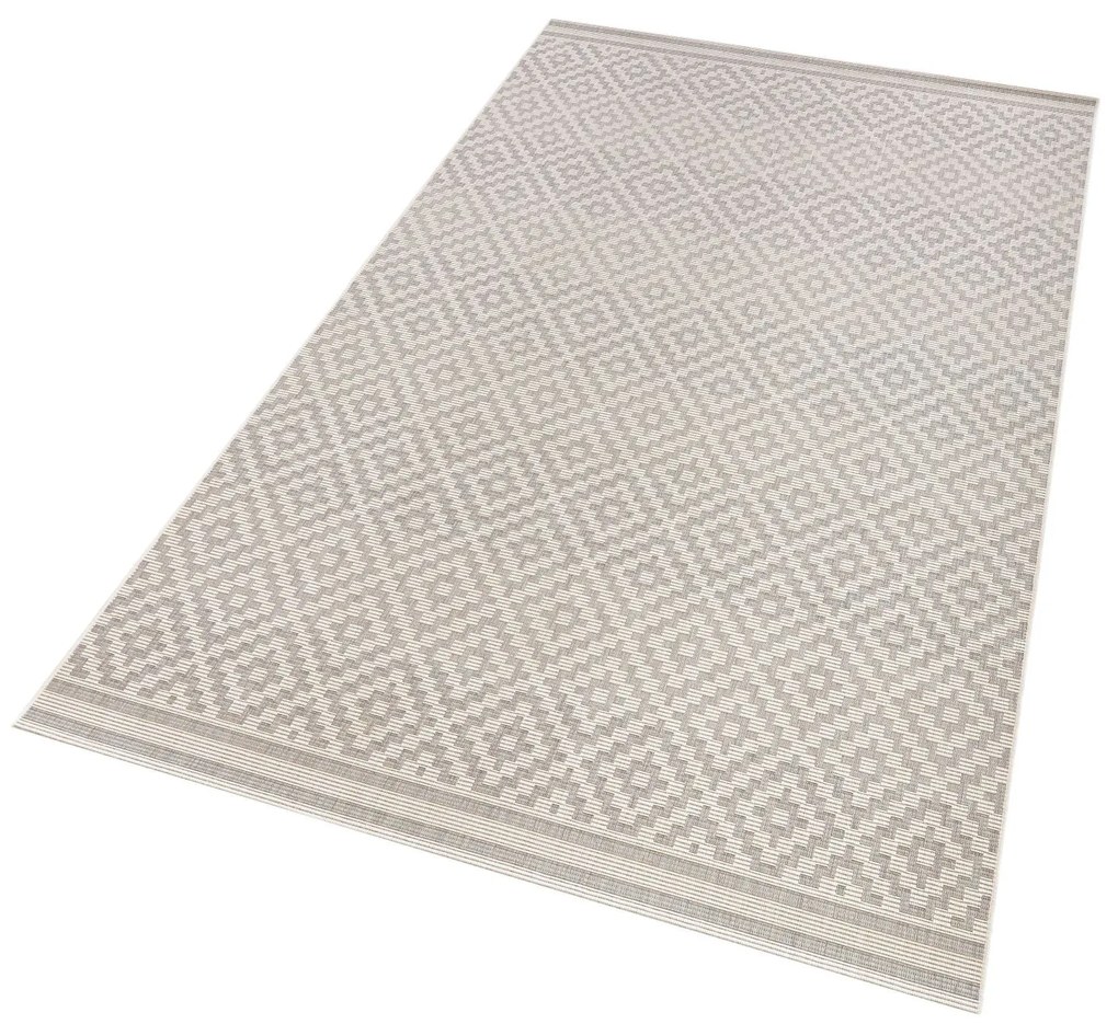 Hanse Home, Kusový koberec Meadow 102467 – na ven i na doma, 80x200, šedá, chodba / předsíň