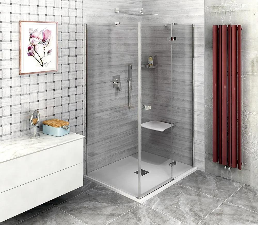 Polysan FORTIS sprchové dveře 900mm, čiré sklo, pravé FL1090R