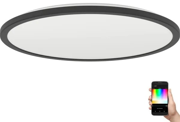 Eglo 901465-LED RGBW St. koupel. svítidlo ROVITO-Z 16,8W/230V pr.50cm IP44 černá