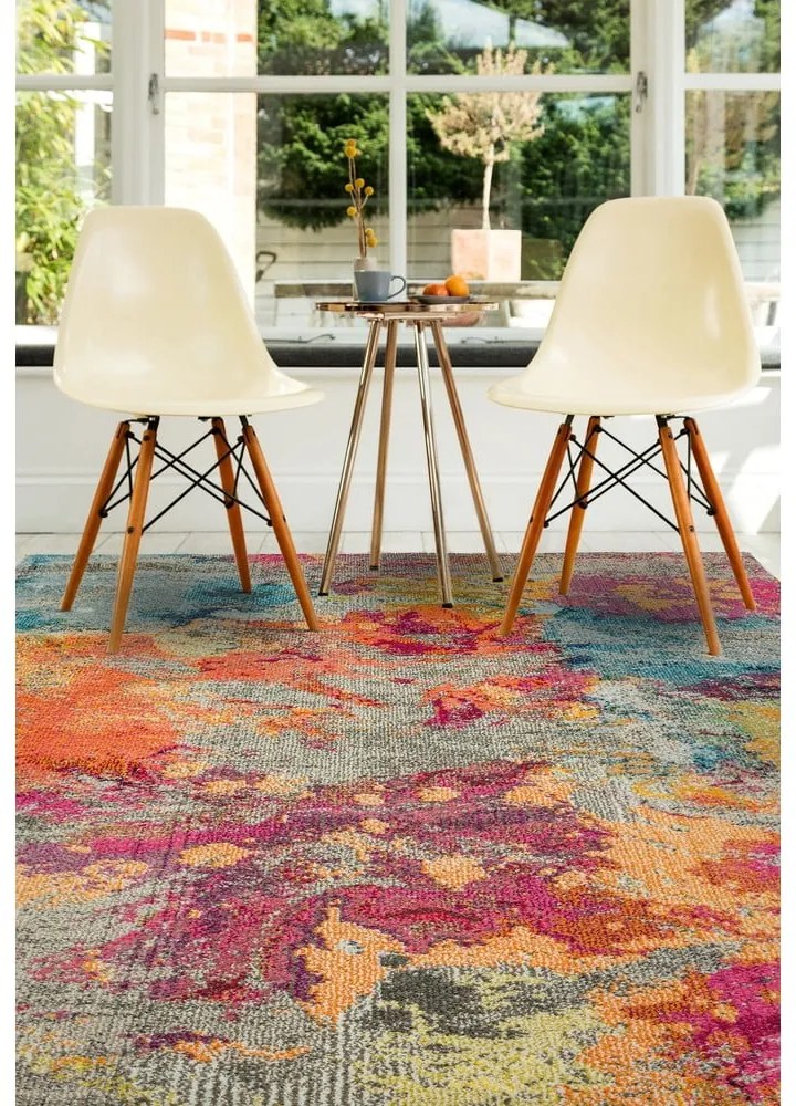 Červený koberec 170x120 cm Colores Cloud - Asiatic Carpets