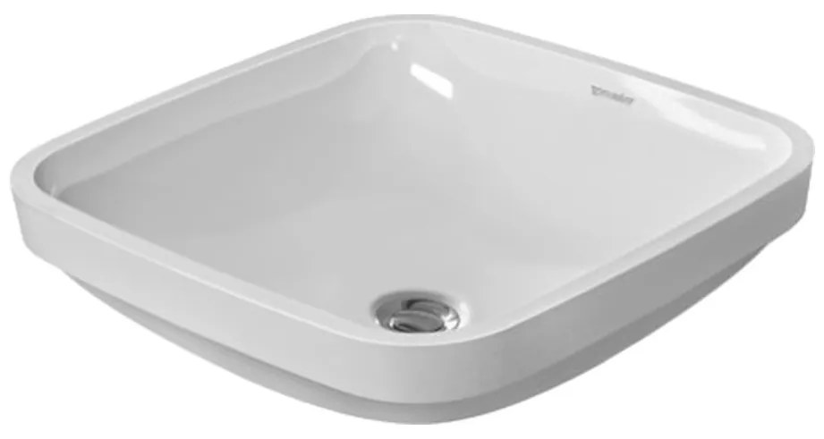 Duravit DuraStyle - Vestavěné umyvadlo, hladké, 37x37 cm, bílé 0373370000