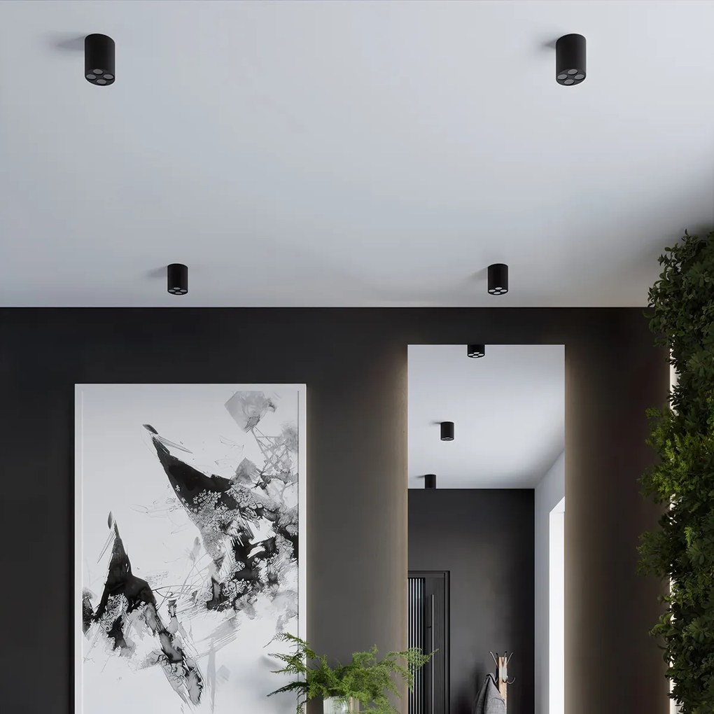 Stropní LED svítilna Zoe, 4x LED 9w, 4000k, b