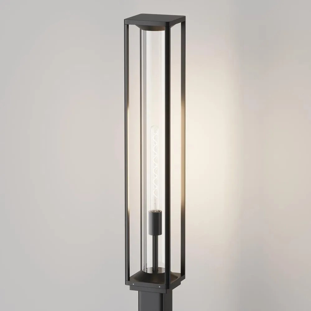 M O452FL-01GF3 Venkovní sloupkové svítidlo Cell E27 15W černý hliník IP54 - MAYTONI