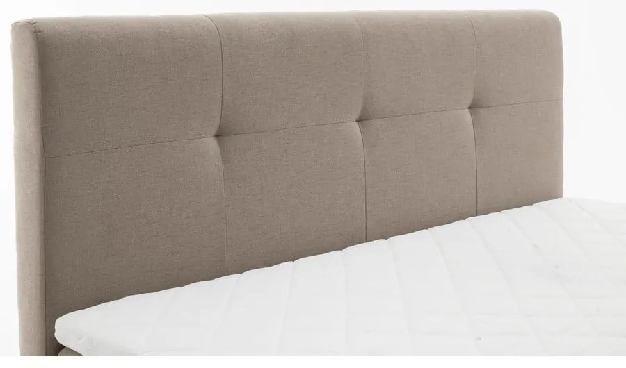 Béžová boxspring postel 160x200 cm Stockholm – Meise Möbel
