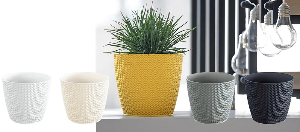 Prosperplast Wheaty DWH130-117U Vaso da Fiori Diversi Colori e