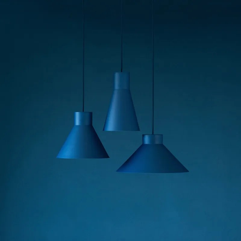 Závěsná lampa Smusso S, modrá