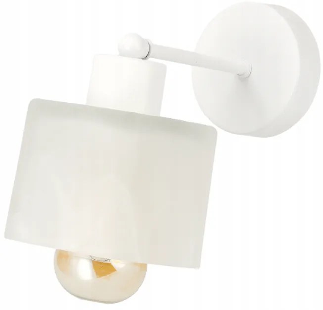 BERGE LED nástěnné svítidlo 1xE27 WHITE CIRCLE