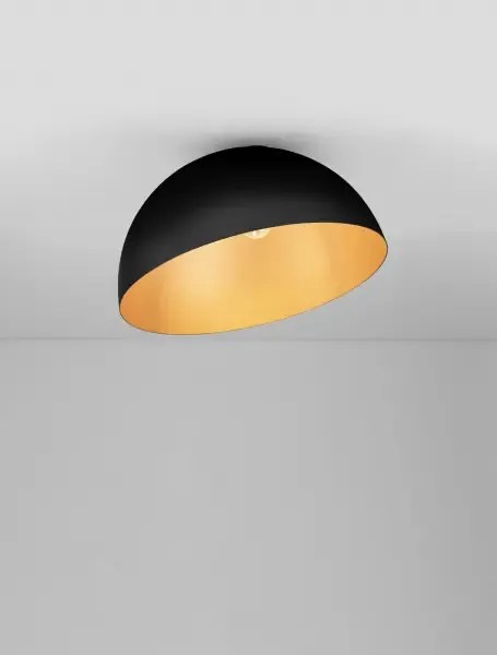 LED černo-zlaté designové stropní svítidlo Gea 50