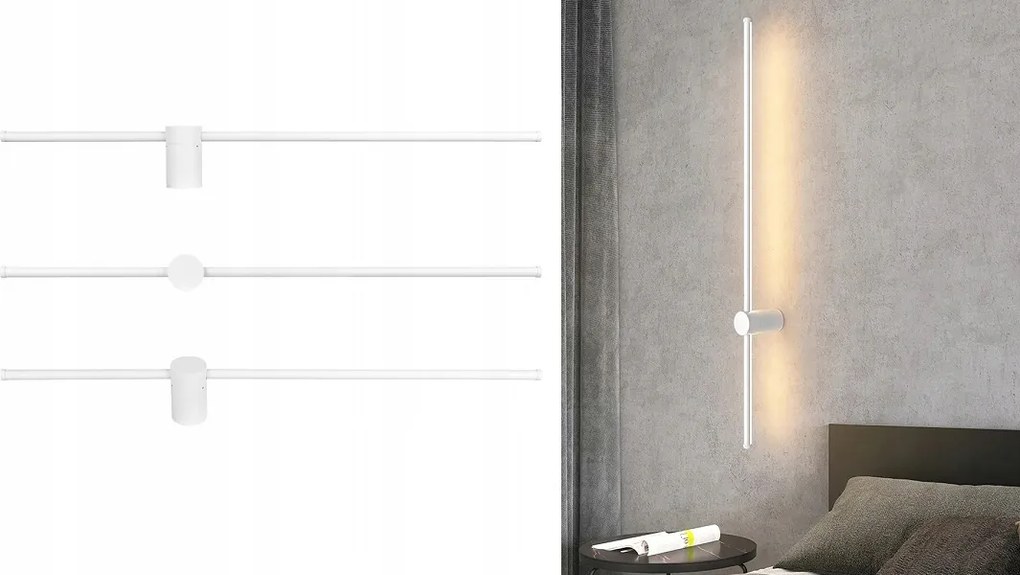 Moderní nástěnné svítidlo Kinkiet Led lampa 90 cm