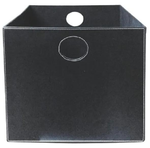 Úložný box, černý LEXO-TOFI