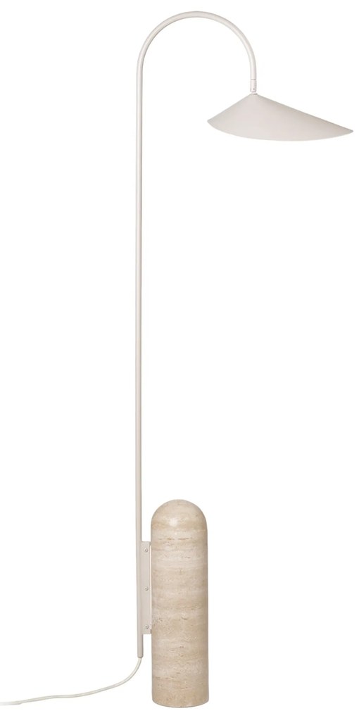 FERM LIVING Stojací lampa Arum, Cashmere