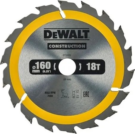 Pilový kotouč DeWALT DT1931-QZ CONSTRUCTION