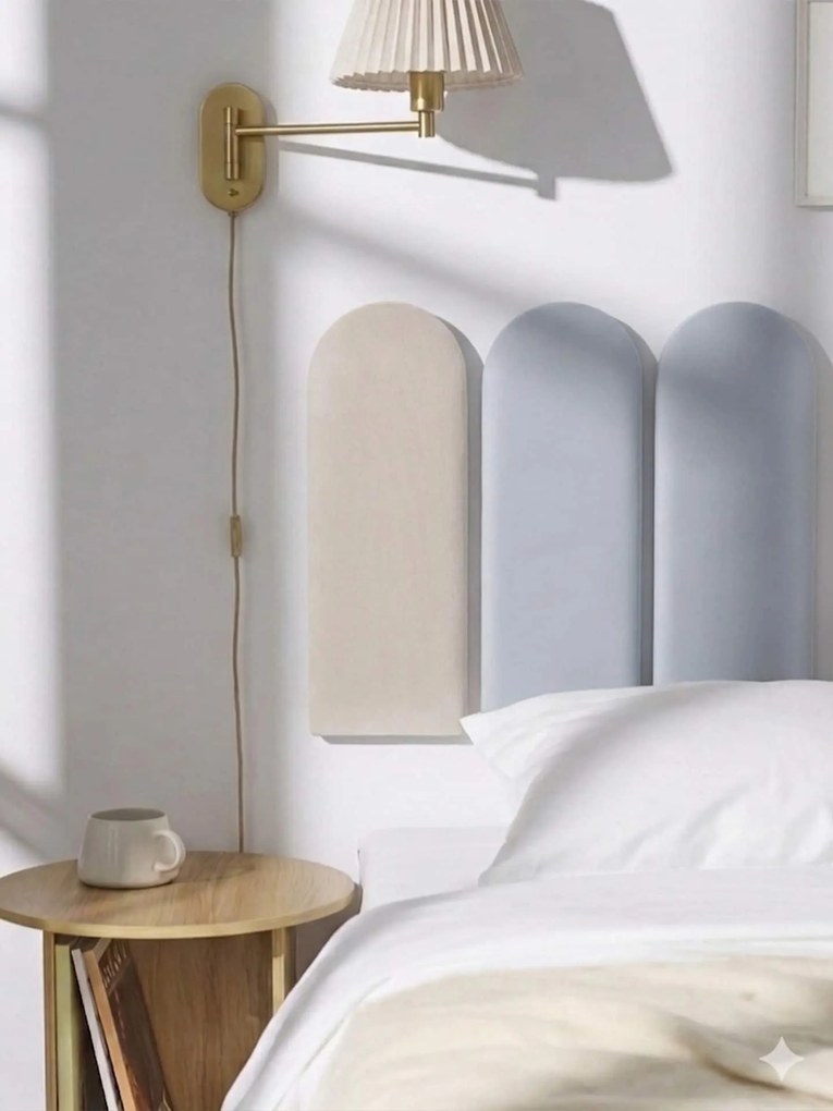 Sinsay - Čalouněné stěnové panely 2 pack - béžová