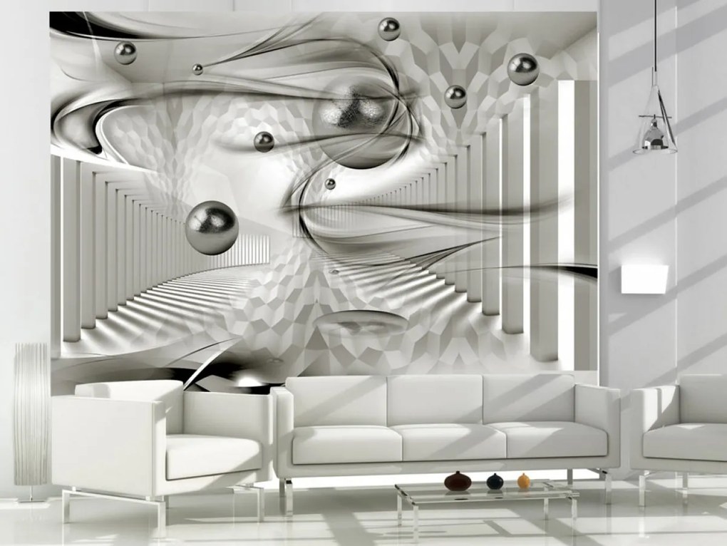 3D tapeta - Vířivá geometrie (150x105 cm) - Murando DeLuxe