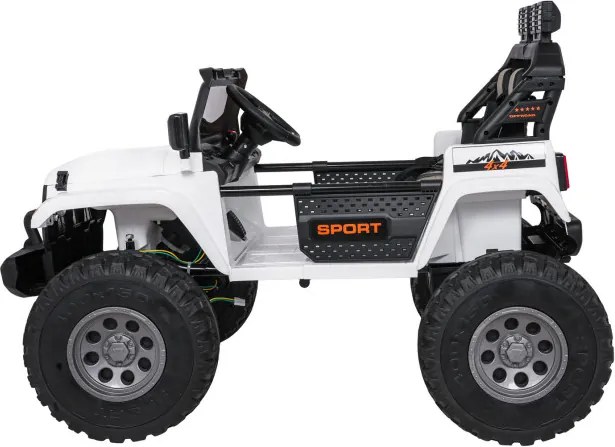 Elektrické autíčko Extreme Sport 4x4 bílé
