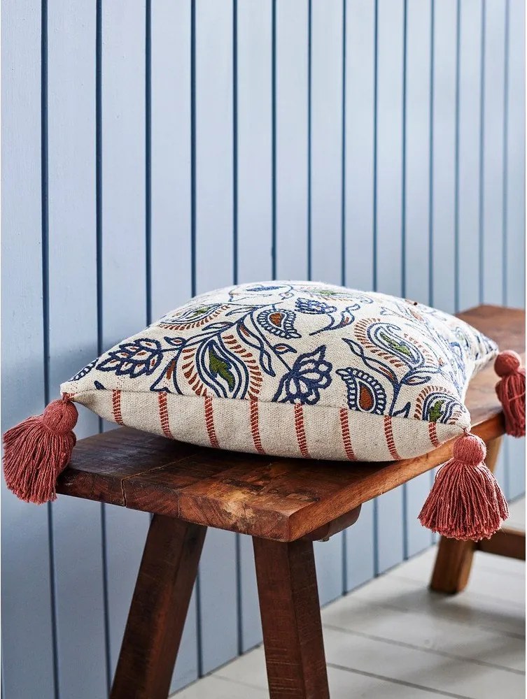 Dekorační polštář z recyklované bavlny 45x45 cm Paisley – Bloomingville