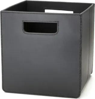 Orskov Kožený úložný box černý 