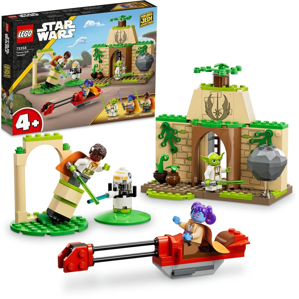 Lego stavebnice lego star wars 75358 chrám jediů v tenoo