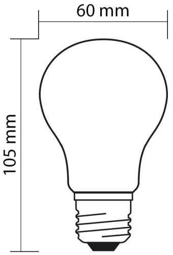 LED žárovka E27 McLED 4,7W (40W) teplá bílá (2700K) ML-321.063.87.0