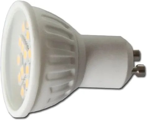 LED žárovka GU10 21xSMD 4.5W 3000-3500K teplá bílá  - warm white