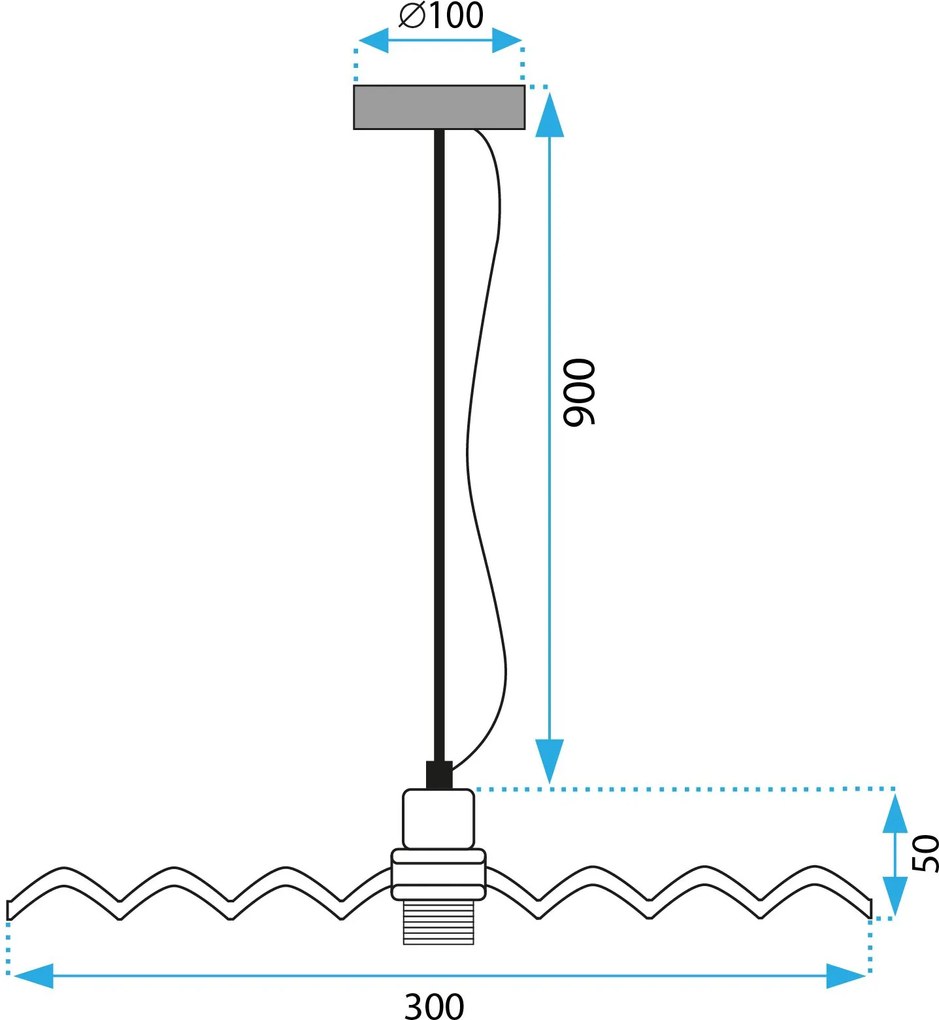 Toolight Toolight, stropní svítidlo 1xE27 APP1453-1CP, zlatá, OSW-02468