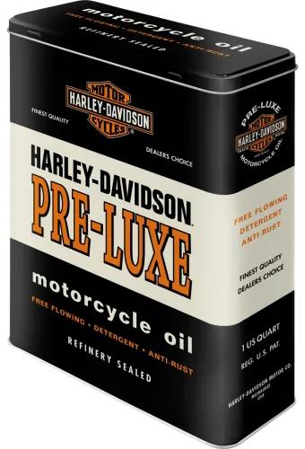 Nostalgic Art Plechová dóza - Harley Davidson Pre-luxe 19x26x8 cm