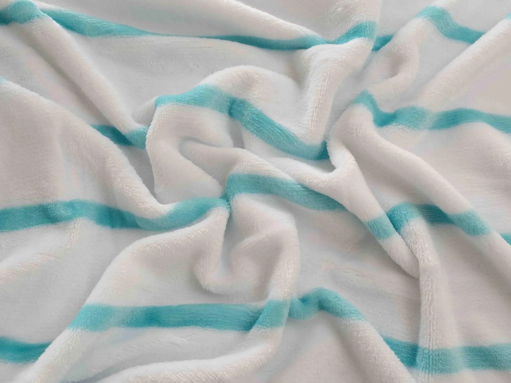 MK Lůžkoviny Povlak na polštář mikroplyš 70 x 90 cm - Kamala mentolová