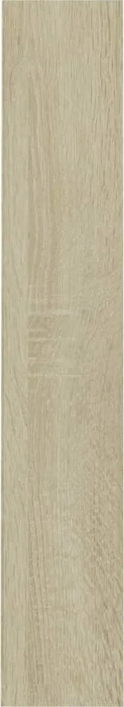vidaXL Skříňky na CD 2 ks 21 x 16 x 93,5 cm dřevotříska [802703] Barva: bílá s vysokým leskem