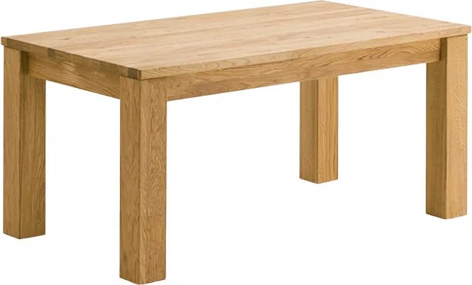 Massivo.cz Rozkládací jídelní stůl Bold 160, dub, masiv (160x90 cm)