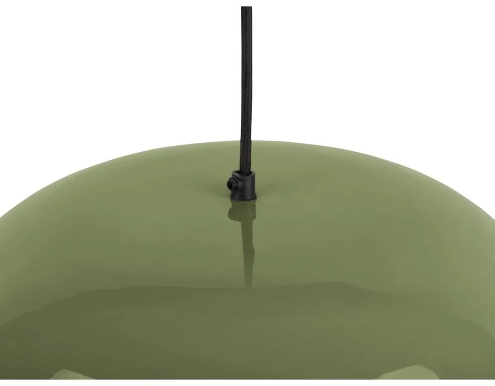 Zelené závěsné svítidlo s kovovým stínidlem ø 40 cm Dome – Leitmotiv