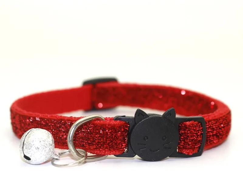 Designový obojek pro kočky a malé psy Barva: Červená
