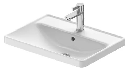 Duravit D-Neo - Vestavné umyvadlo 600 x 435 mm, s přepadem, bílá 0357600027