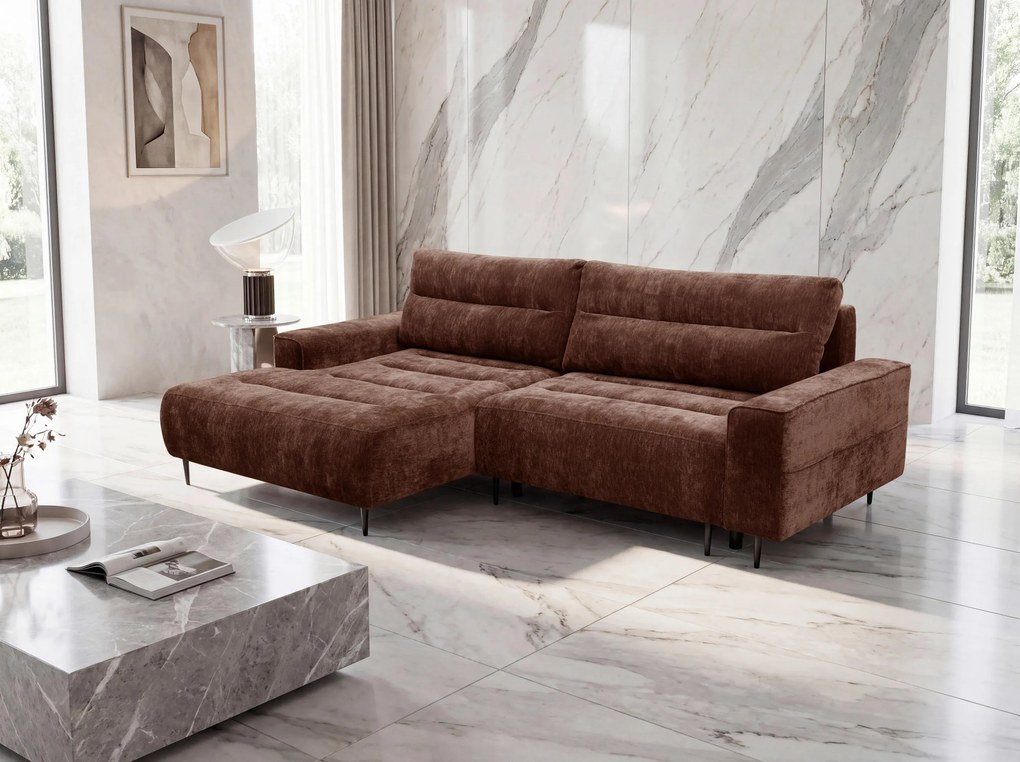 XXXLutz ROHOVÁ SEDAČKA, textil, měděné barvy MID.YOU - Sedací soupravy - 000084003803