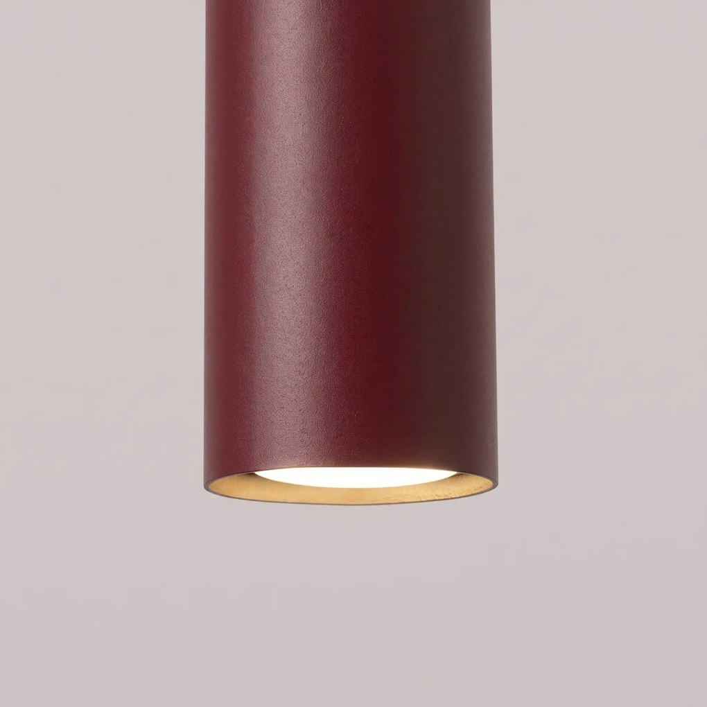 Sollux Lighting Závěsné svítidlo LAGOS 1 bordó
