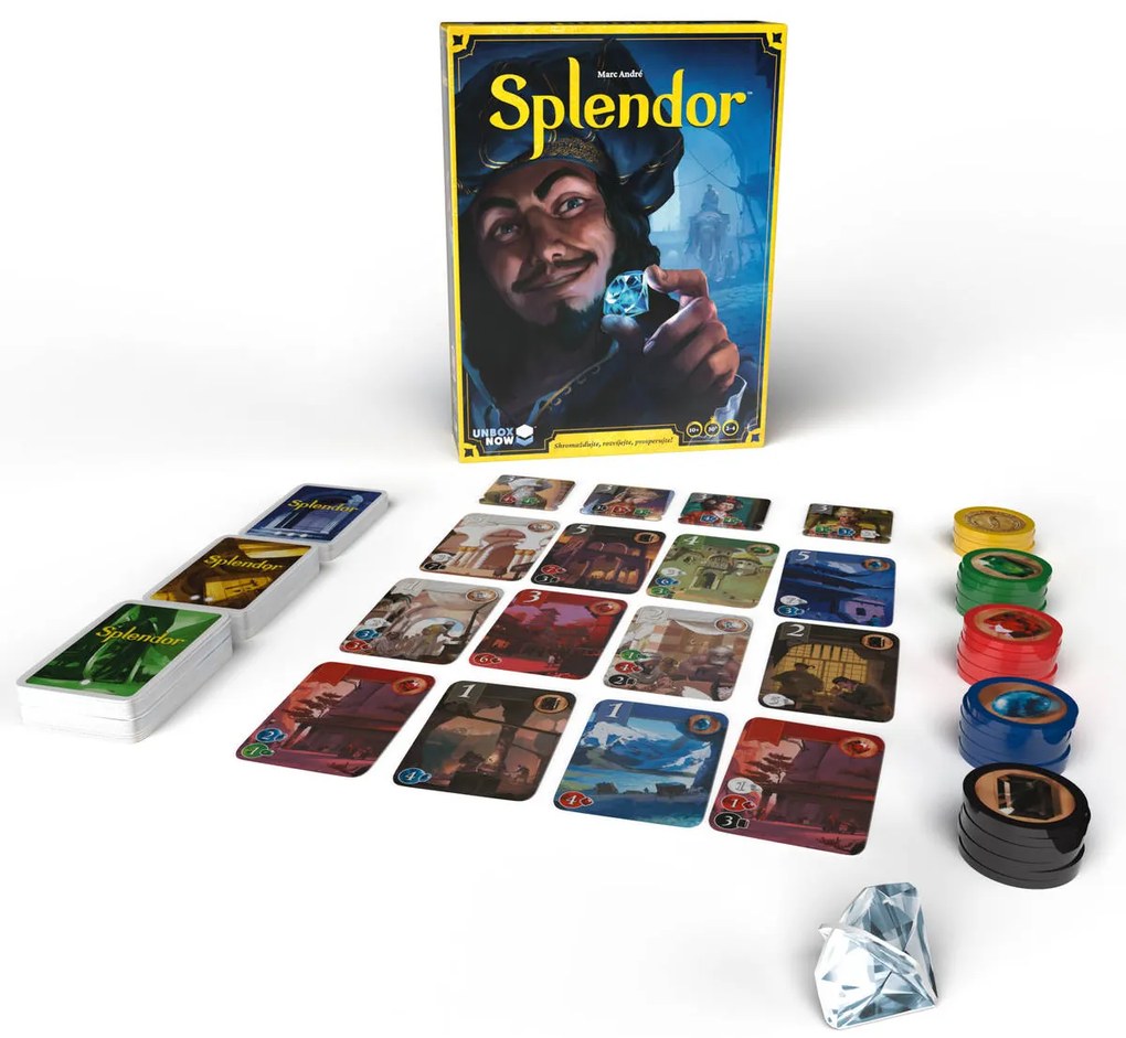 ASMODEE Hra Splendor nová edice *SPOLEČENSKÉ HRY* asscspl01cs