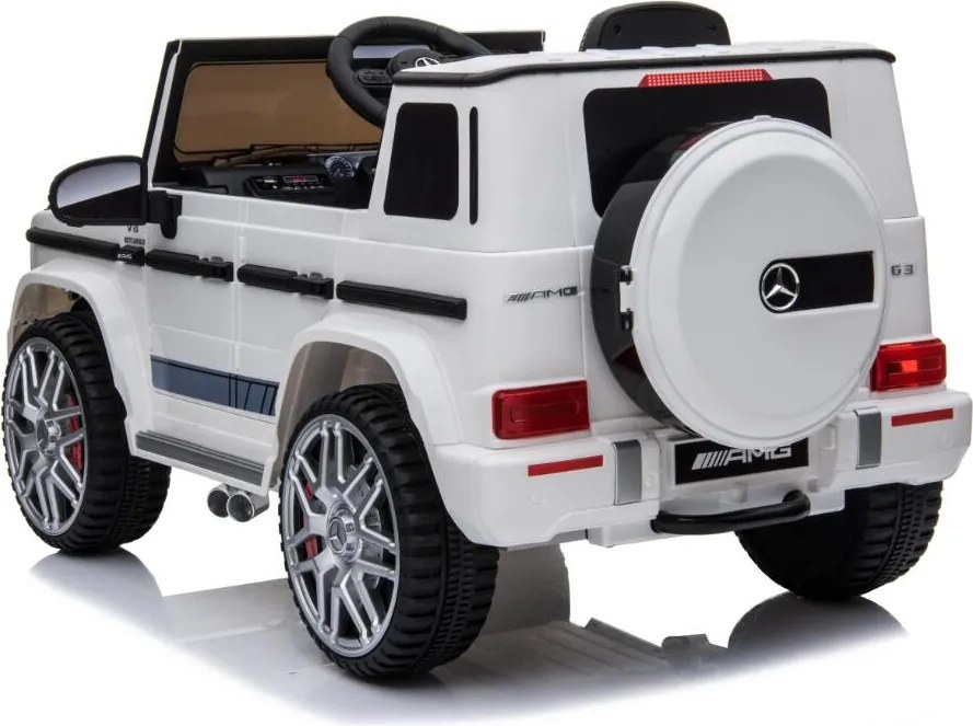 Elektrické autíčko Mercedes G63 bílé