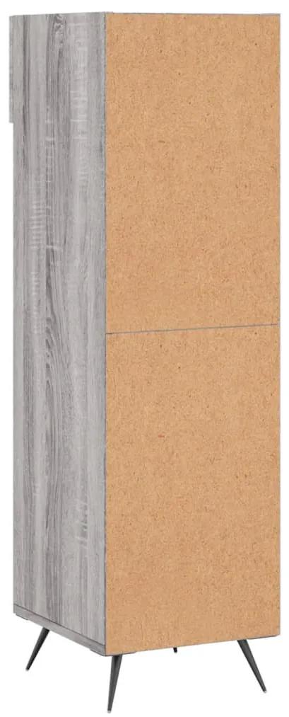Botník šedý sonoma 30 x 35 x 105 cm kompozitní dřevo
