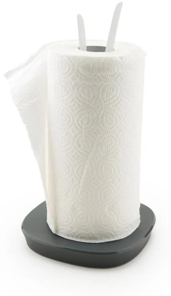 Bílošedý stojan na papírové kuchyňské ubrousky Vialli Design Livio