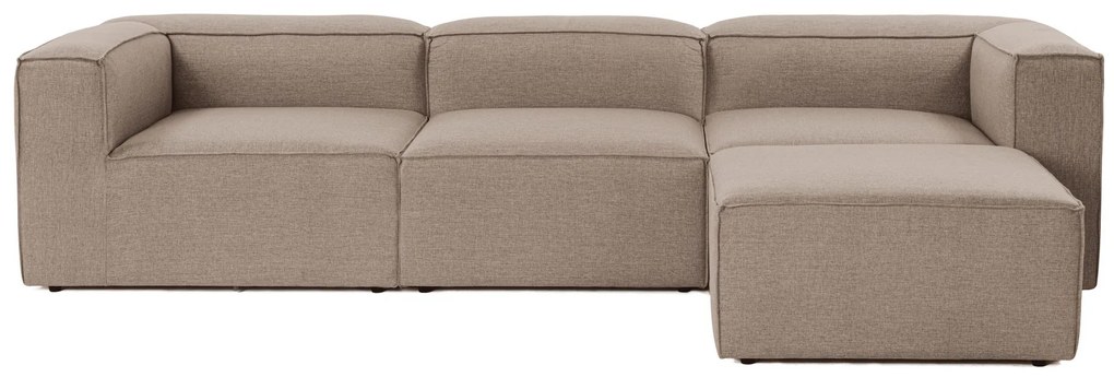 Atelier del Sofa Rohová sedací souprava Fora - Brown, Hnědá