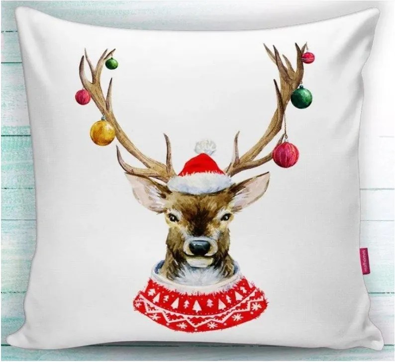 Povlaky na polštáře v sadě 2 ks s vánočním motivem 43x43 cm Merry Christmas – Mila Home