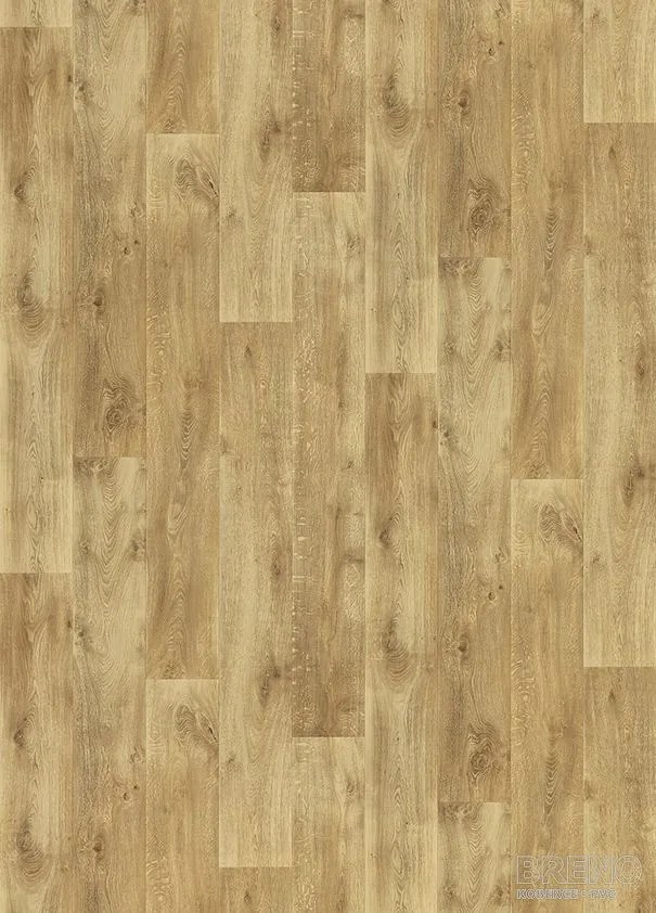 Breno PVC BLACKTEX Texas Oak 136L – světle hnědé dřevo, šíře 300 cm