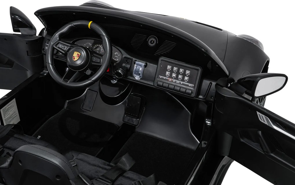Ramiz Dětské závodní auto Porsche 911 GT3 černé