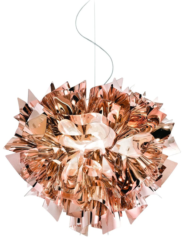 Slamp Veli copper large, závěsné svítidlo v měděné, 4x12W E27, šířka 60cm