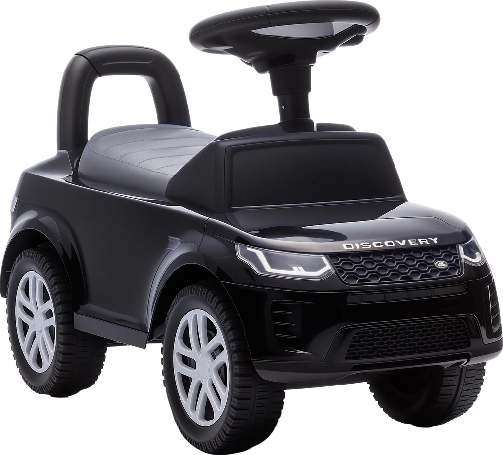 AIYAPLAY LAND ROVER DISCOVERY odrážedlo, vozidlo k odrážení s klaksonem, zvuky motoru, úložný prostor pod sedadlem 18–36 měsíců, černá