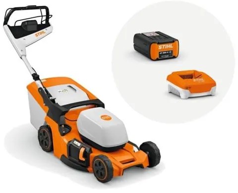 STIHL RMA 453.3 PV – AKU sekačka s pojezdem 1,6 kW, záběr 51 cm, koš 55 l + akumulátor AP 300 S + nabíječka AL 301