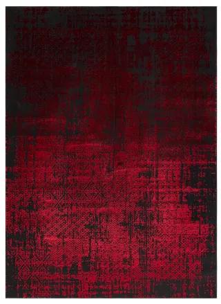 Moderní koberec VINCI 1409 Ornament vintage Strukturální červený velikost 140x190 cm | krásné koberce cz