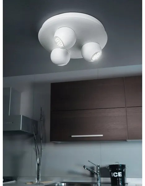 Eglo 93169 - LED bodové svítidlo NORBELLO 3 3xGU10/5W/230V