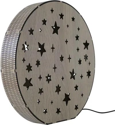 Dřevěná LED stolní lampa Hvězdy | SENTOP LED0613